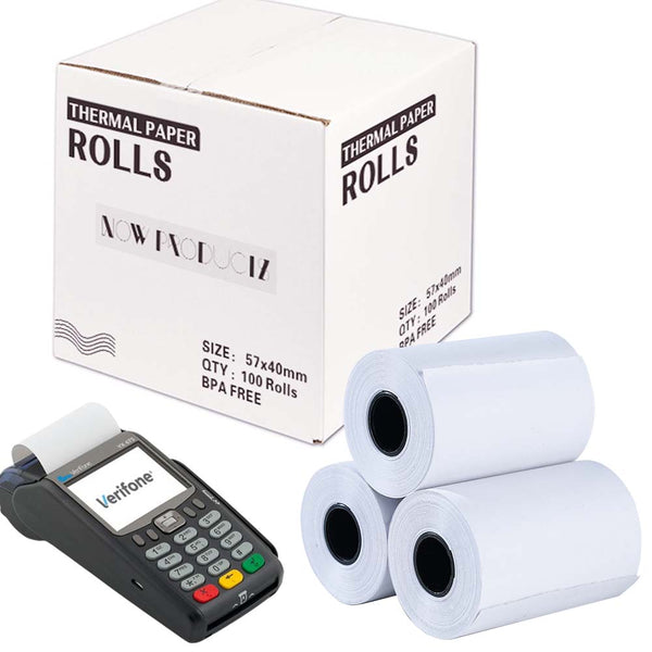 Till Rolls 57mm x 30mm thermal paper roll pdq card machine | Till Rolls ...